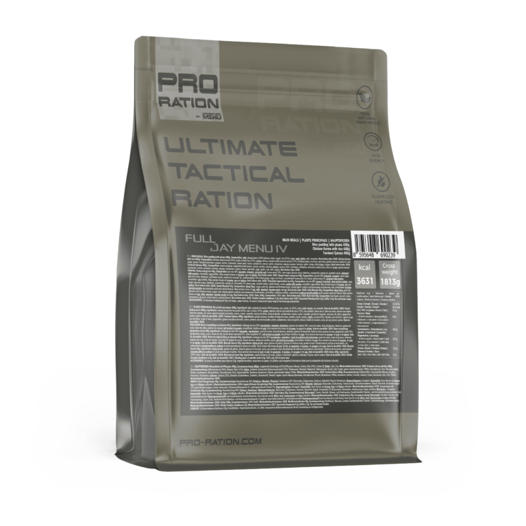 Pro-Ration Ultimate Tactical Rations FULL DAY - MENU IV - Blackwater ...